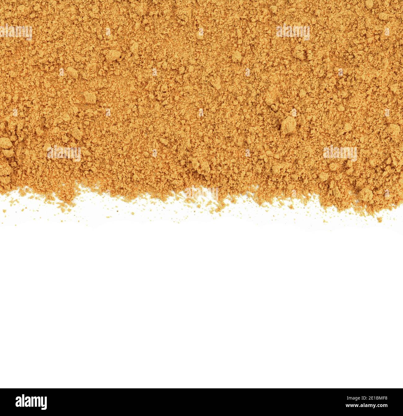 Turmeric, curcuma powder isolated on white background. Heap of turmeric ...