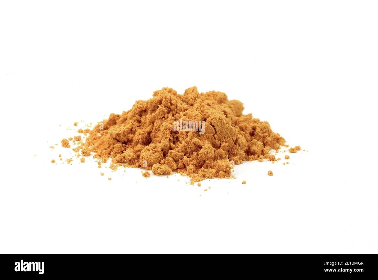 Turmeric, curcuma powder isolated on white background. Heap of turmeric ...