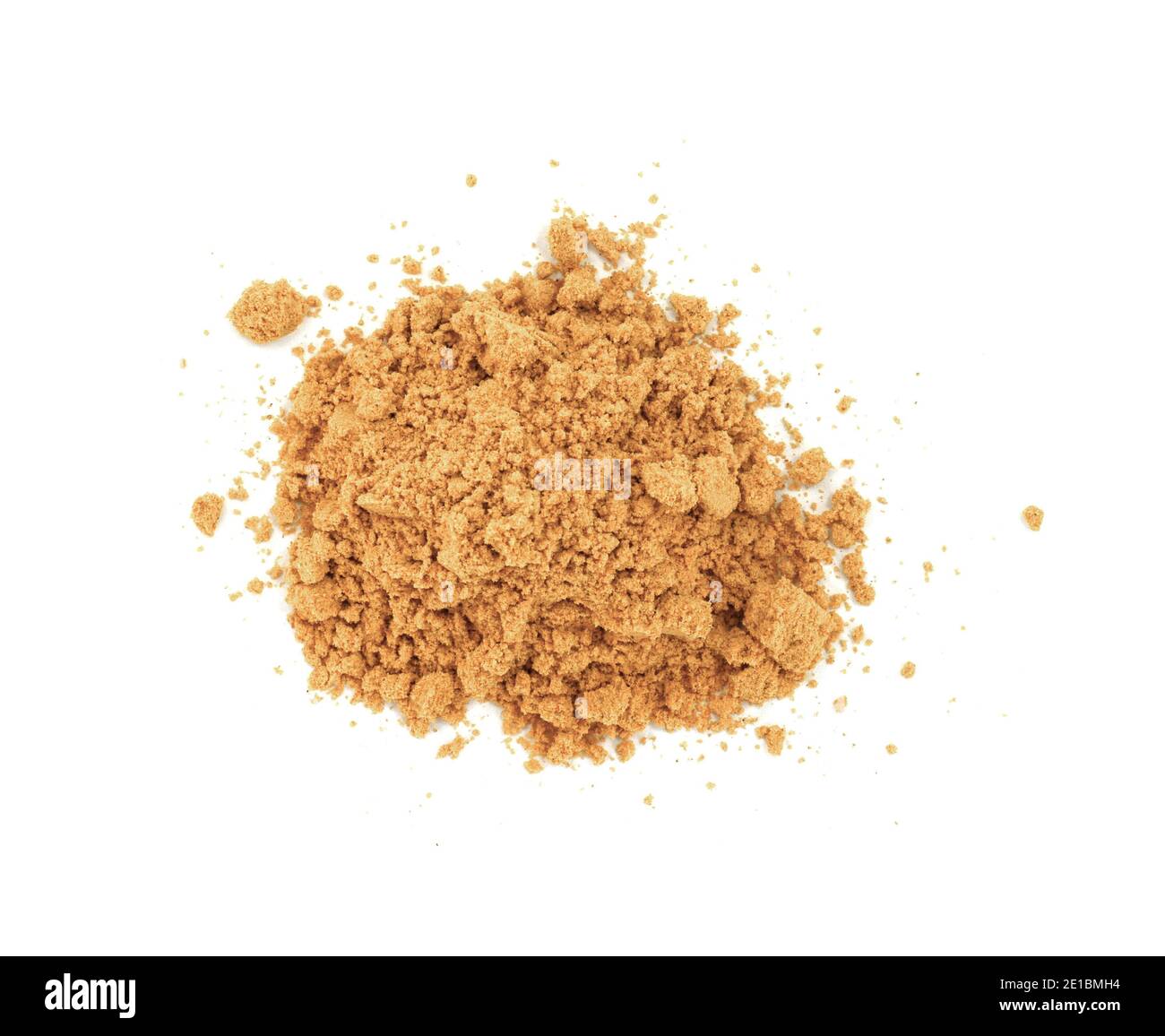 Turmeric, curcuma powder isolated on white background. Heap of turmeric ...