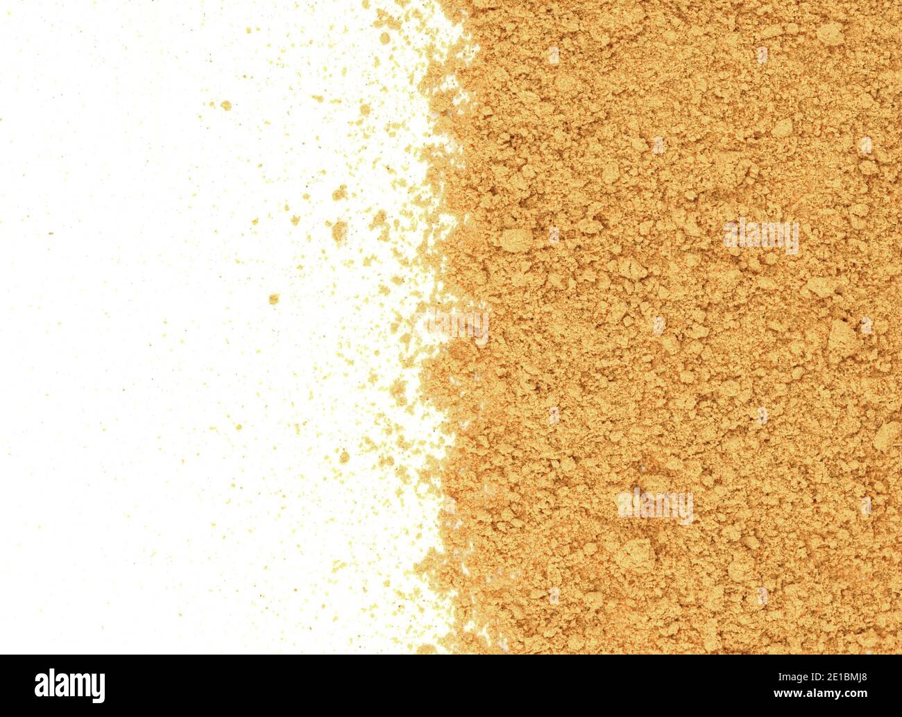 Turmeric, curcuma powder isolated on white background. Heap of turmeric ...