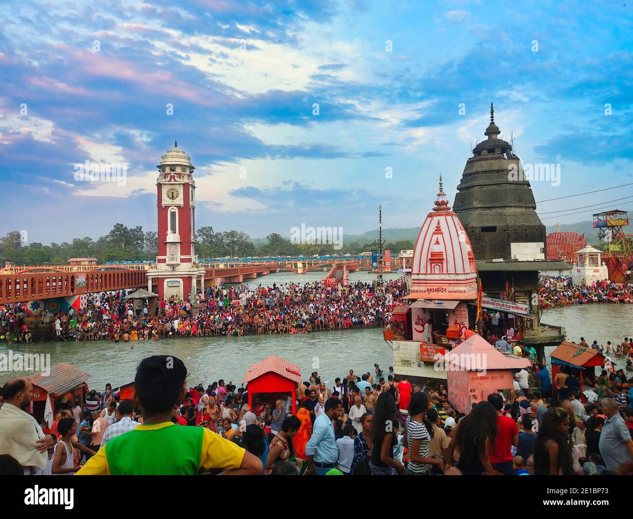 Har Ki Pauri is a famous ghat on the banks of the Ganges in Haridwar ...