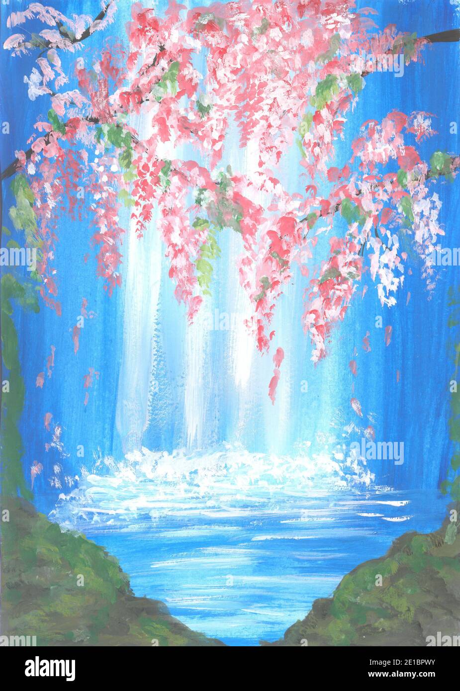 Easy Spring Landscape Paintings