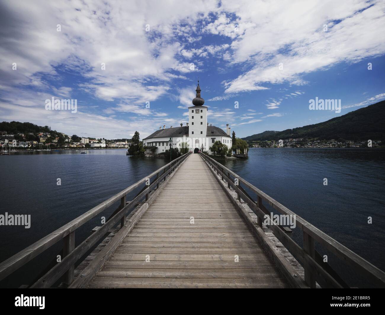 Aerial Of The Castle Orth High Resolution Stock Photography and Images ...