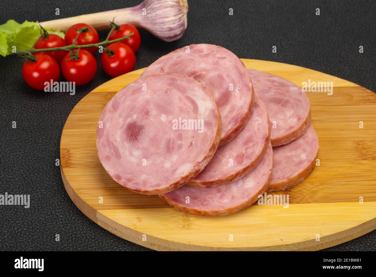 Natural ham made from pork meat Stock Photo - Alamy