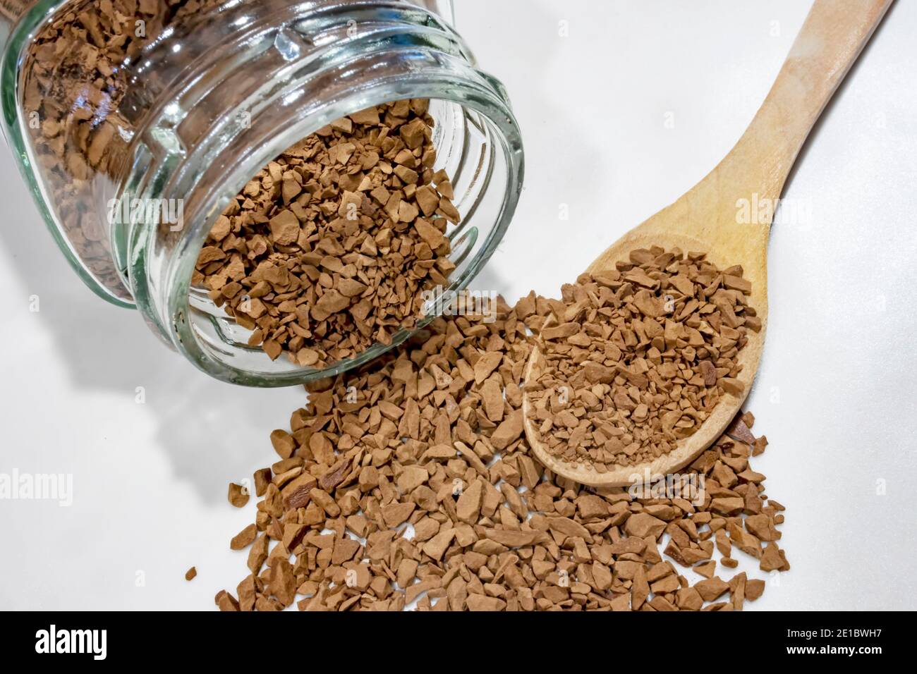 close up drinkable instant coffee Stock Photo - Alamy