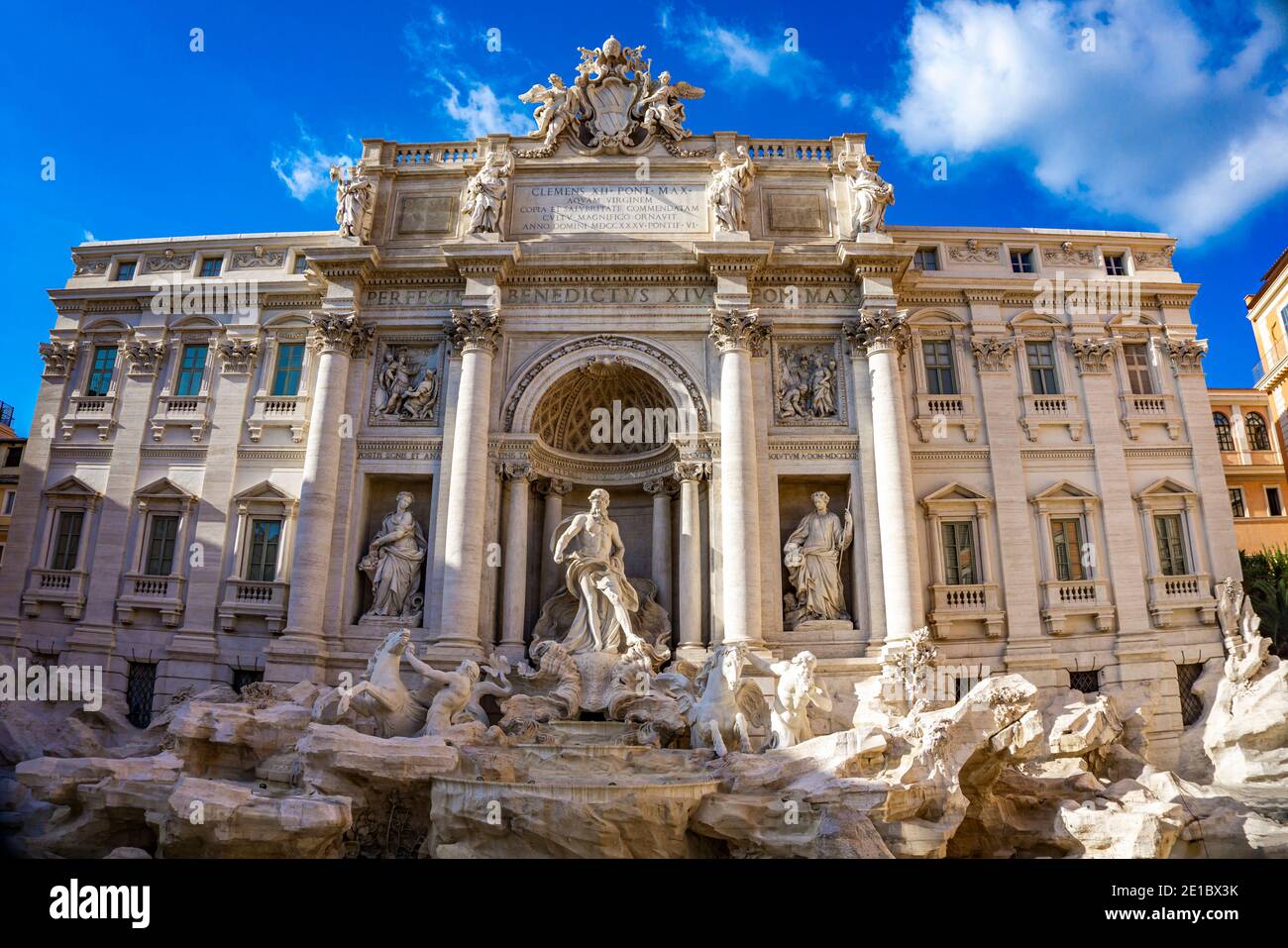 Trevi Fountain is a fountain in the Trevi district in Rome, Italy ...