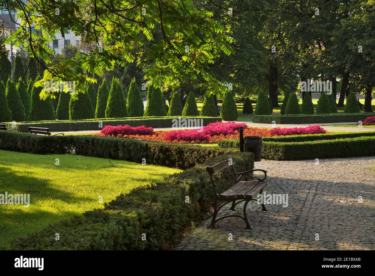Frederic chopin park in Poznan. Poland Stock Photo - Alamy