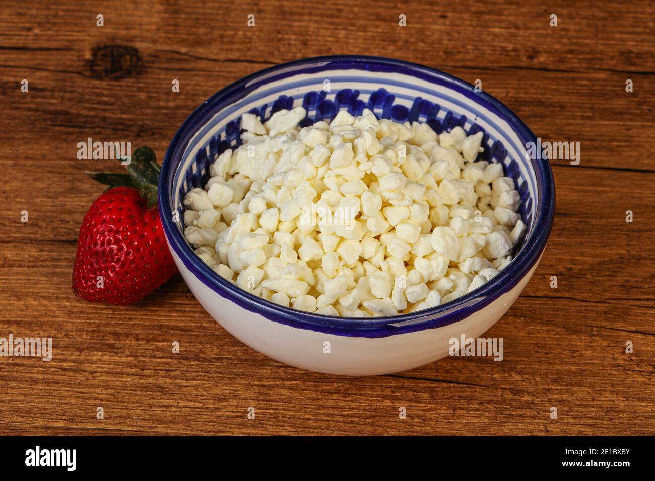 Dietary food - grain cottage cheese in the bowl Stock Photo - Alamy