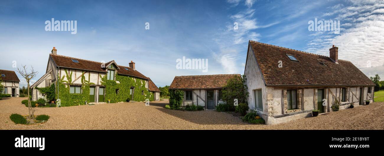 Cottage in the Loire valley, France Stock Photo - Alamy