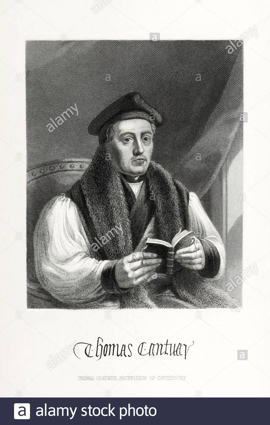 Thomas Cranmer portrait, 1489 – 1556, was a leader of the English ...