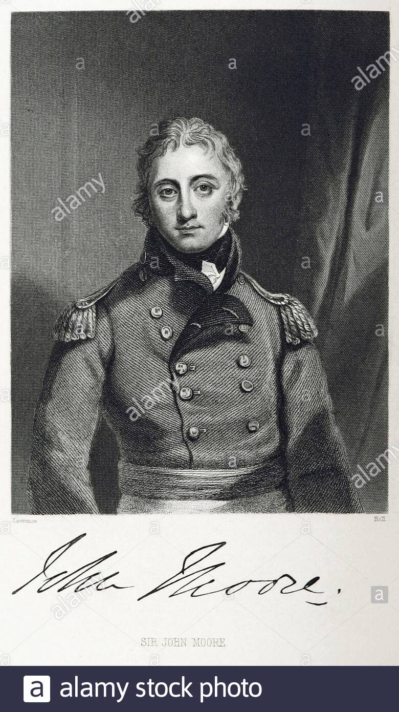 Sir john moore hi-res stock photography and images - Alamy
