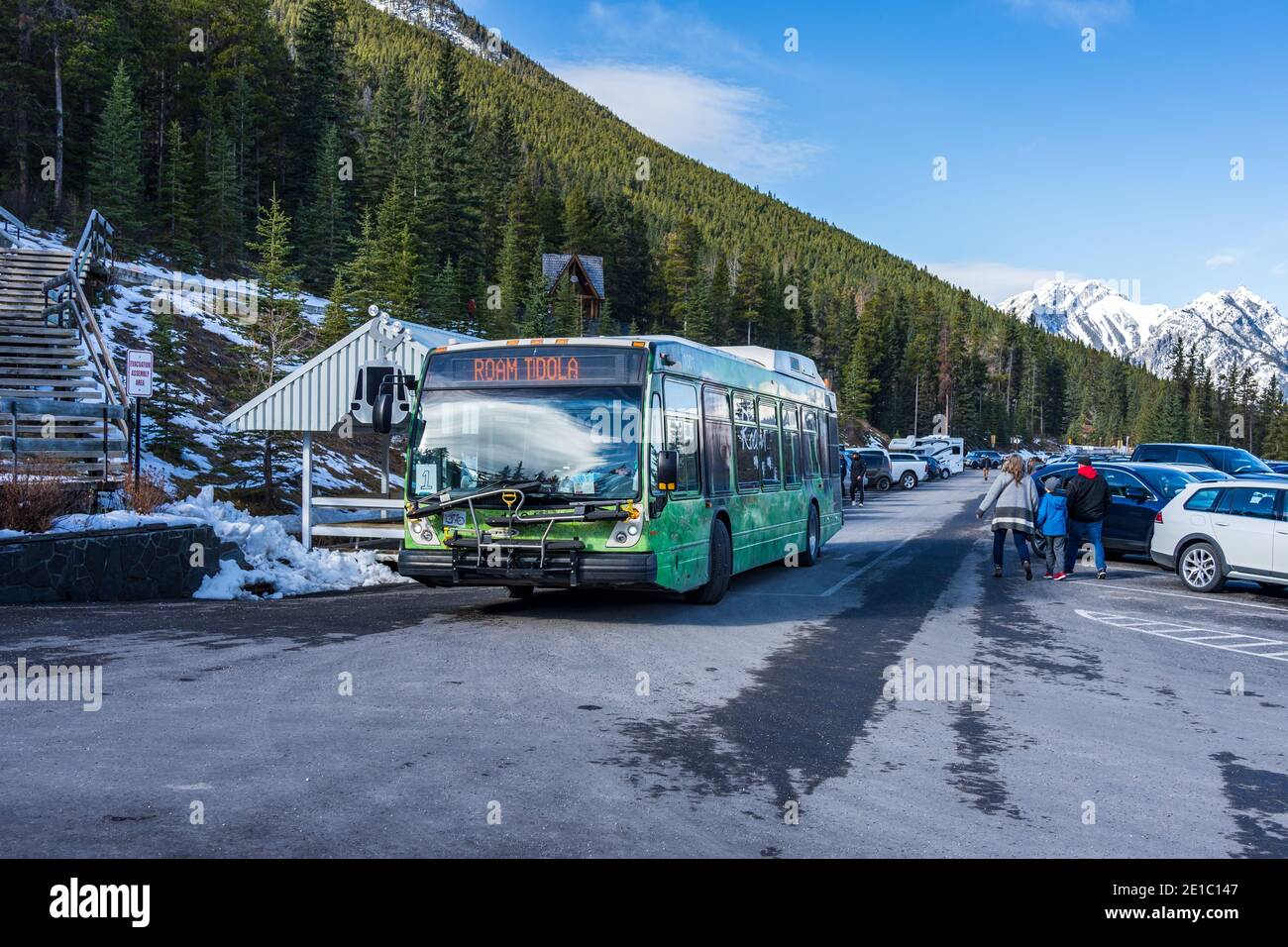 Banff national park canada hot spring hi-res stock photography and ...