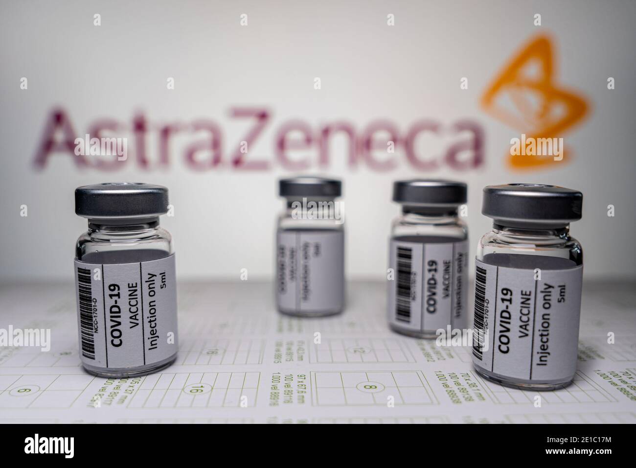 NIJMEGEN, NETHERLANDS - JANUARY 5: Coronavirus / Covid-19 vaccine ...