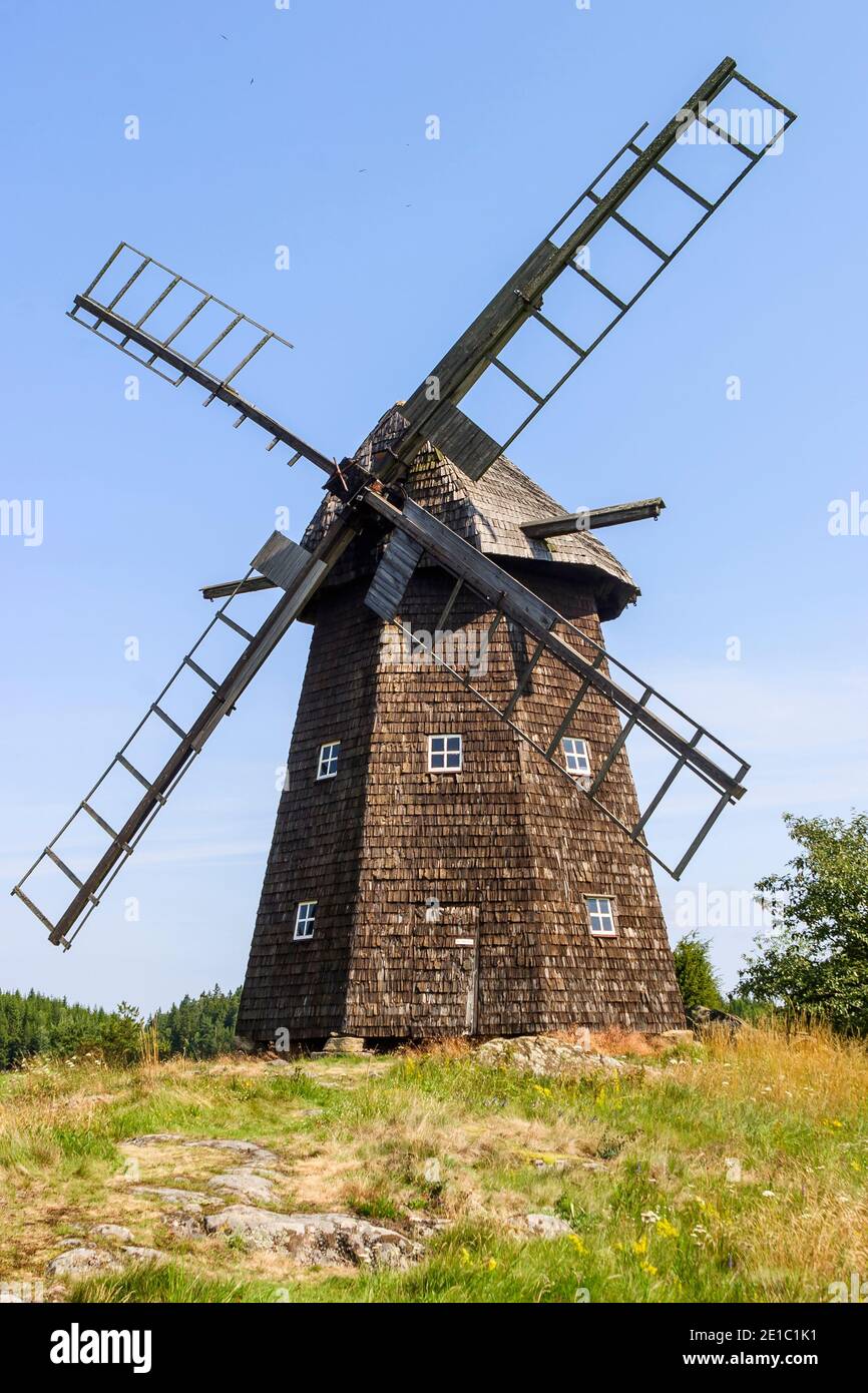 Old Wooden Windmill