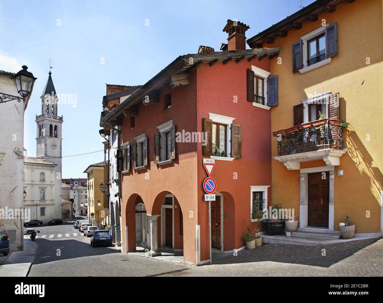 Cavour square in Gorizia. Italy Stock Photo - Alamy