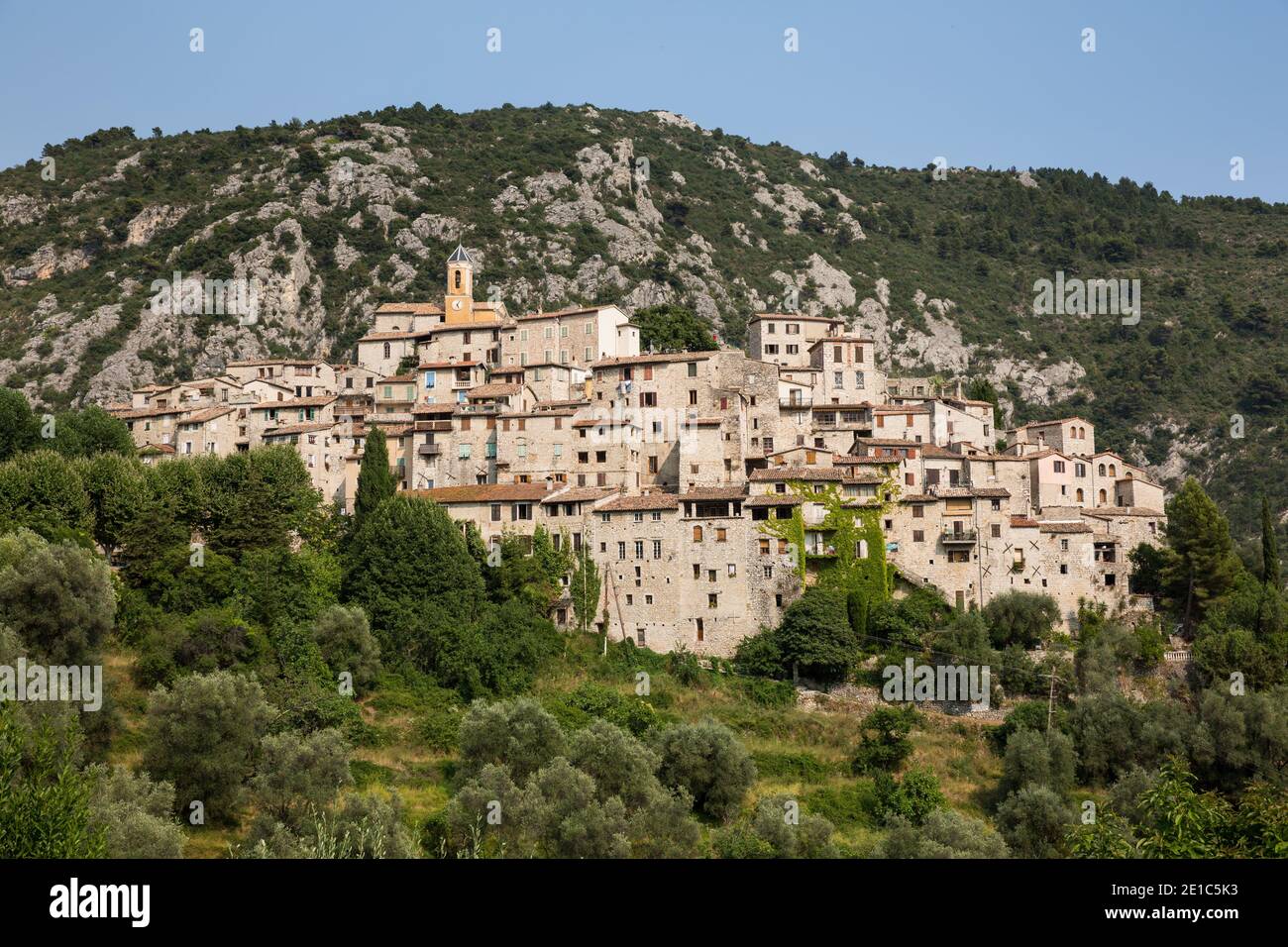 Peillon, a small village in the Alpes-Maritimes department in ...