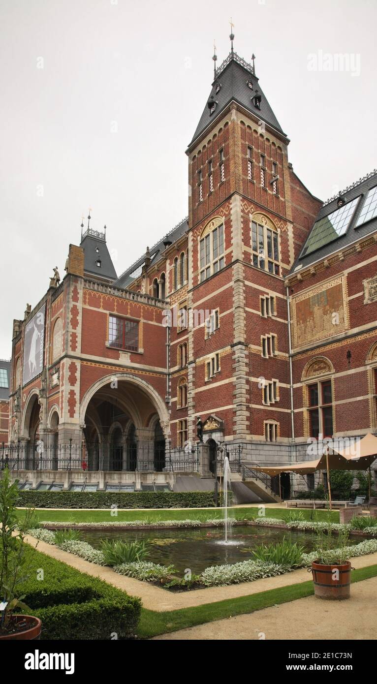 Rijksmuseum - Dutch national museum in Amsterdam. Netherlands Stock ...