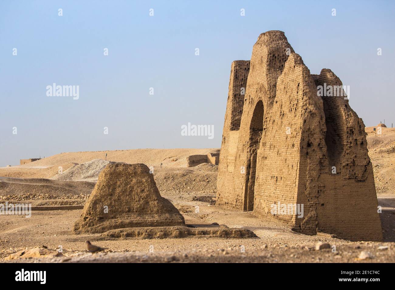 Egypt, Luxor, West Bank, Ruins at the Deir Al Bahri, Temple of ...