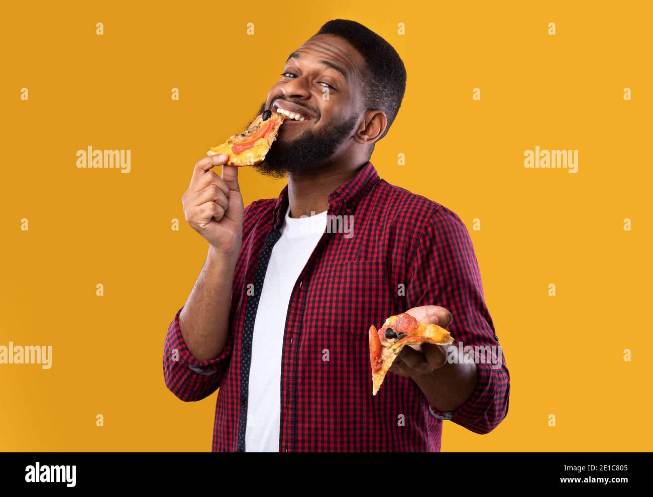 Binge eating man hi-res stock photography and images - Alamy