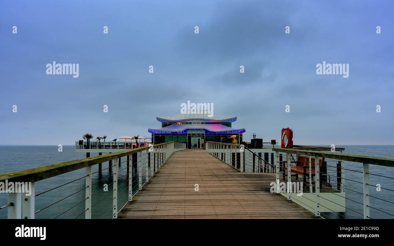 Pier on the Baltic Sea, Timmendorf Beach. Germany Stock Photo - Alamy