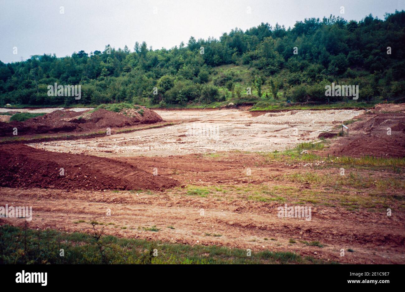 Batten Hanger - Archeological Site in progress near Chichester, West ...