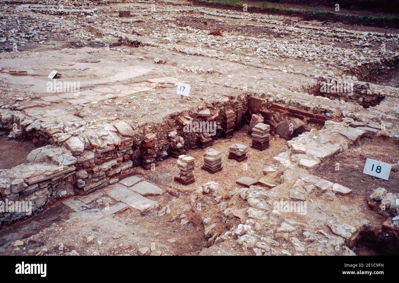 Batten Hanger - Archeological Site in progress near Chichester, West ...