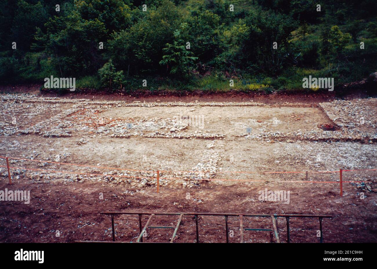 Batten Hanger - Archeological Site in progress near Chichester, West ...