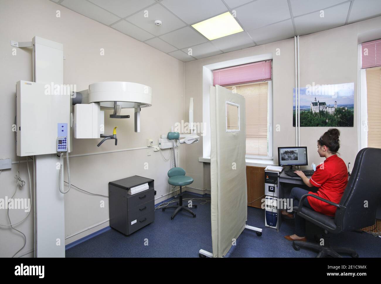 Office of doctor at hospital in Moscow. Russian federation Stock Photo ...