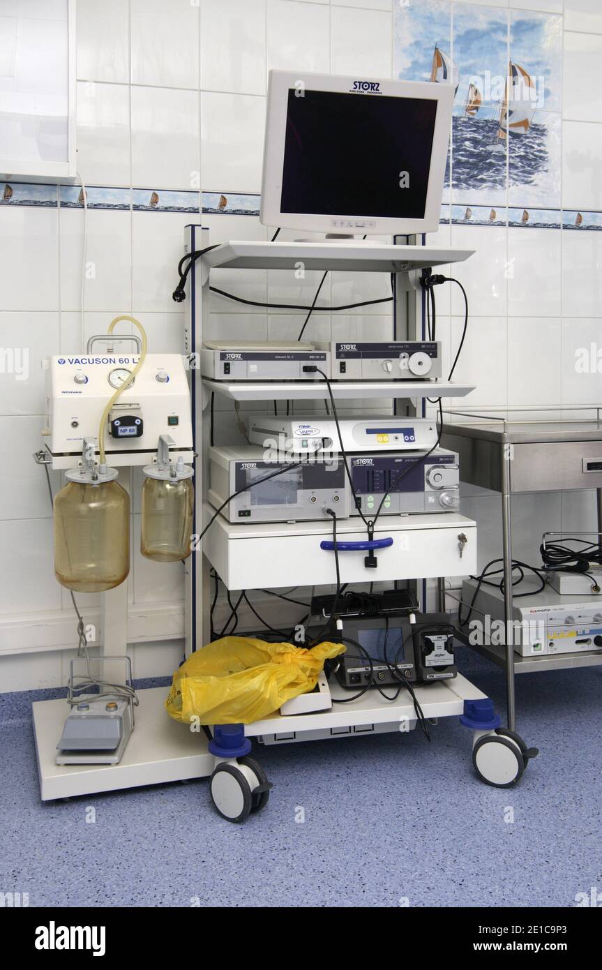 Operating room at hospital in Moscow. Russian federation Stock Photo ...