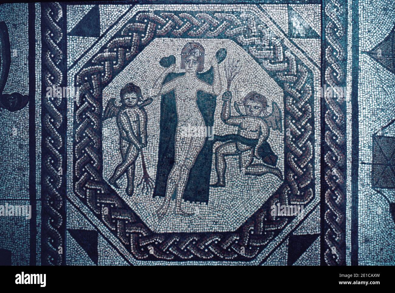 Low ham roman mosaic hi-res stock photography and images - Alamy