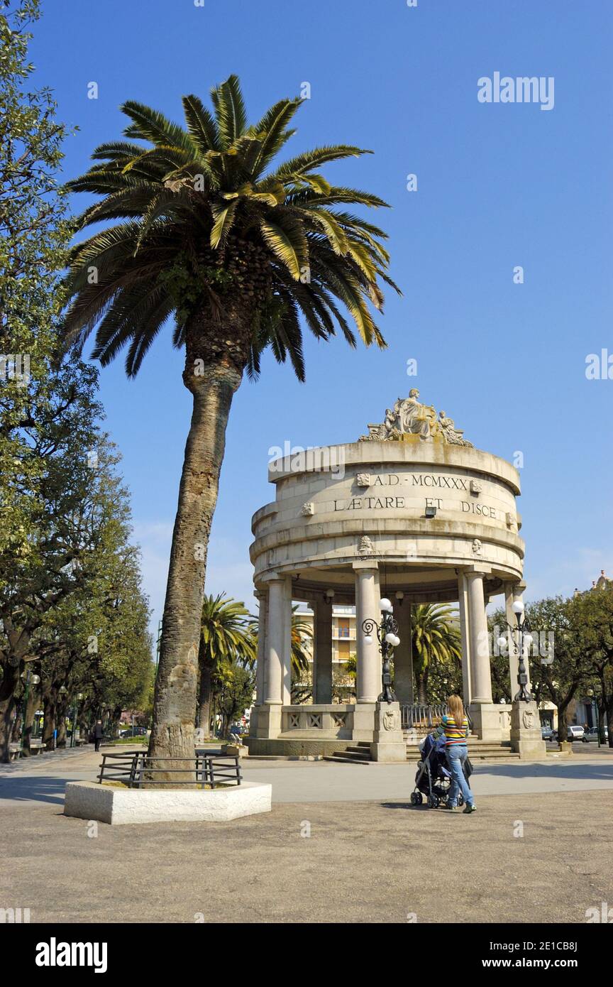 Acquaviva delle Fonti, Pulia, Italy. La Cassarmonica (1930) monument to ...