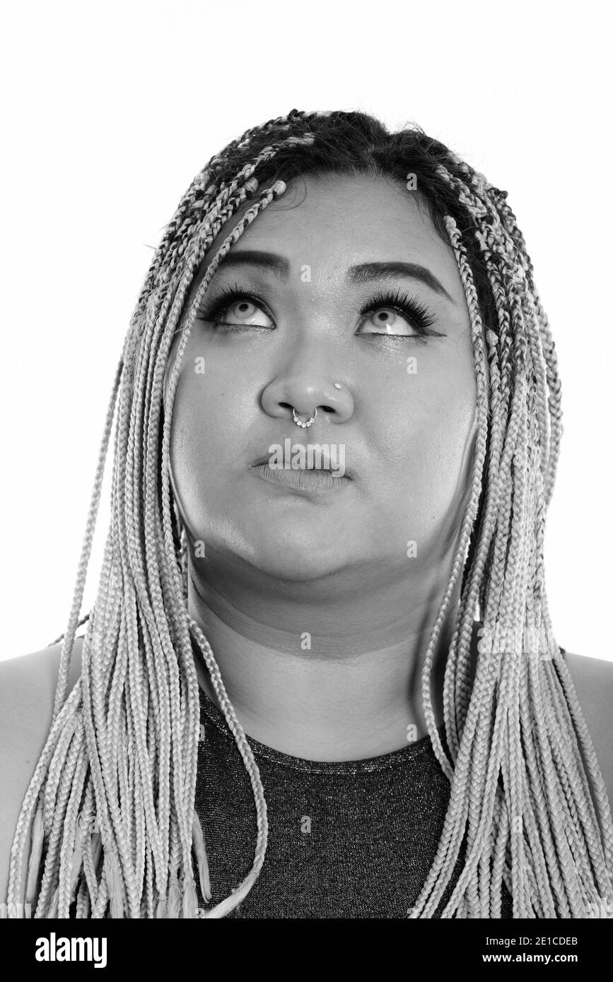 Fat asian woman Black and White Stock Photos & Images - Alamy