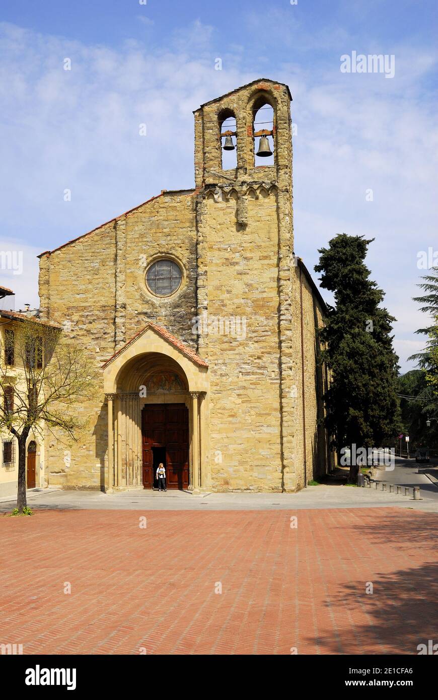 Arezzo, Tuscany, Italy. Chiesa di San Domenico (church) in Piazza San ...