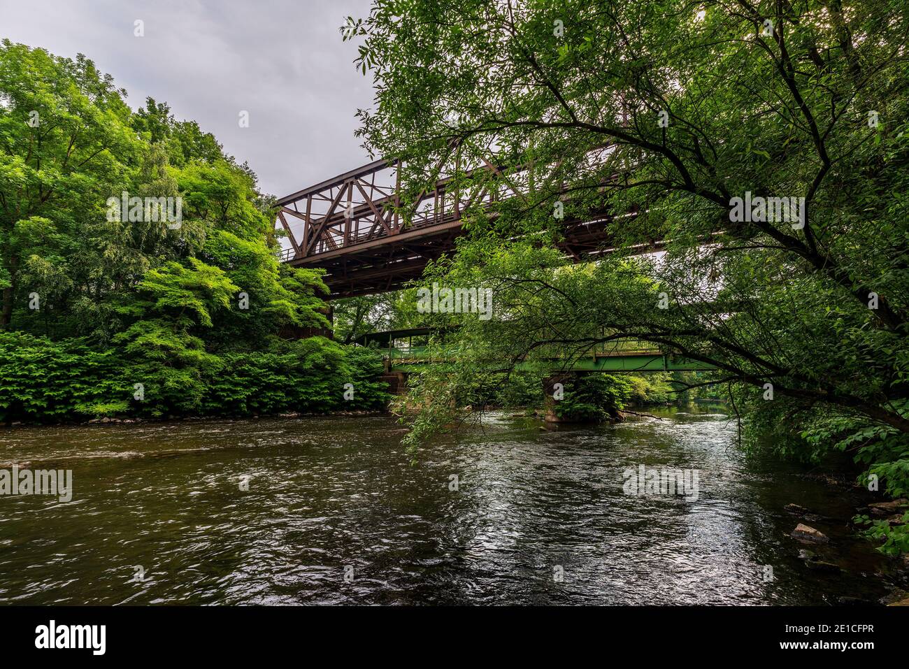 River wupper leichlingen germany hi-res stock photography and images ...