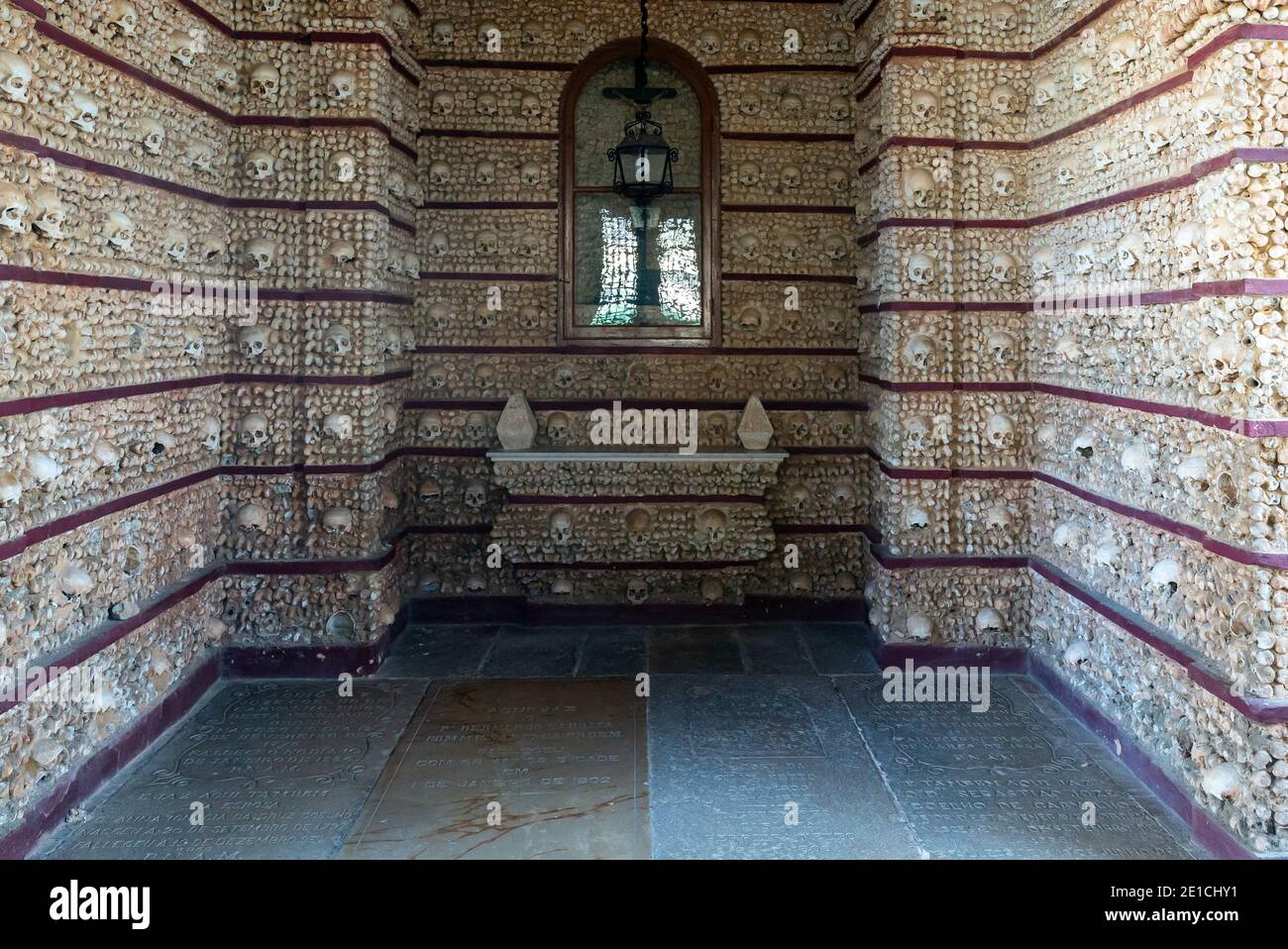 Faro, Portugal - 31 December 2020: the Capela dos Ossos or Chapel of ...