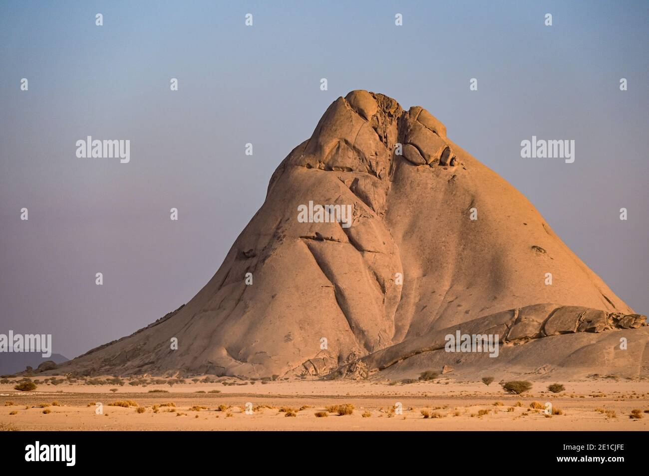 Landscape during the 4th stage of the Dakar 2021 between Wadi Al ...
