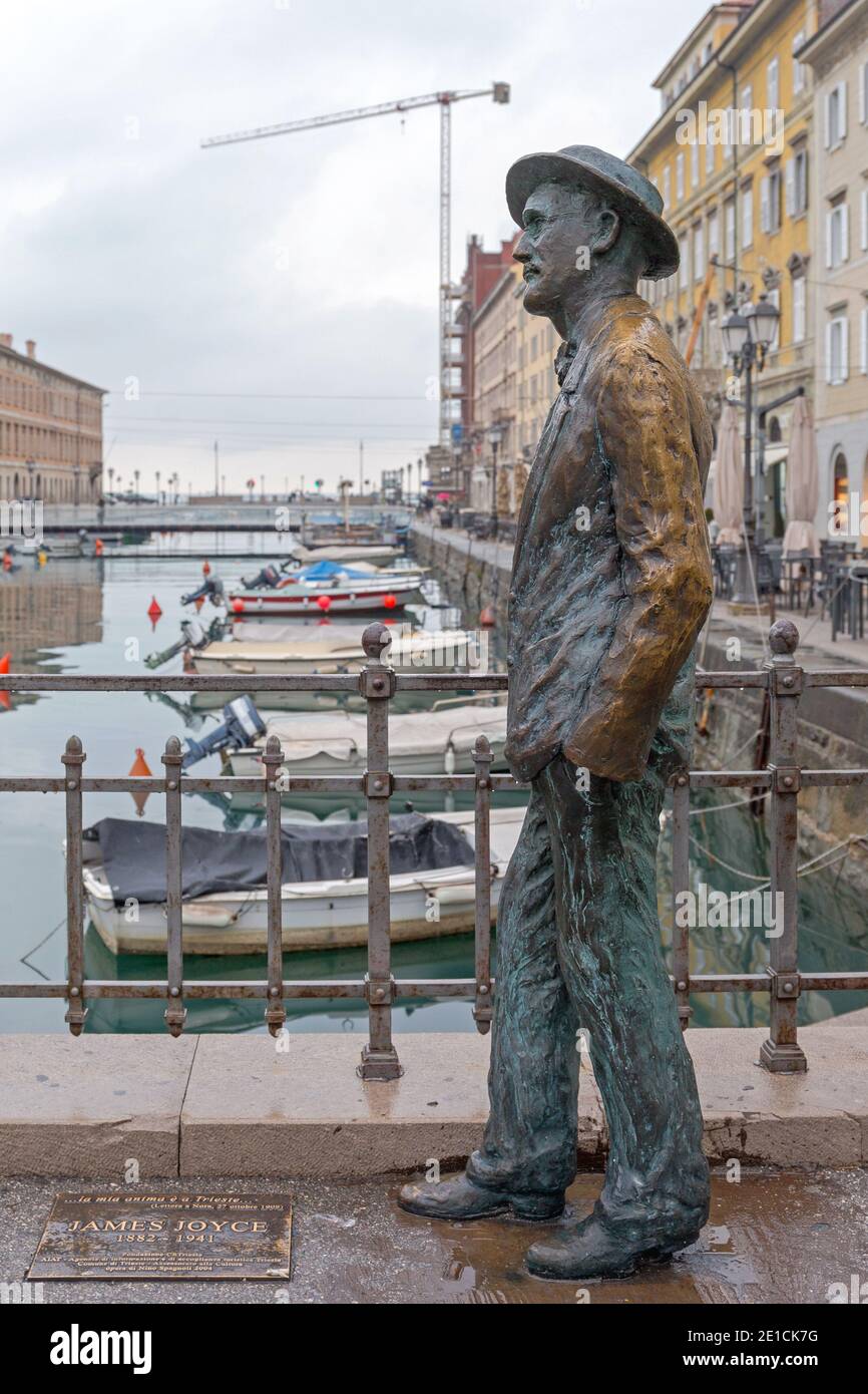 James joyce statue trieste hi-res stock photography and images - Alamy