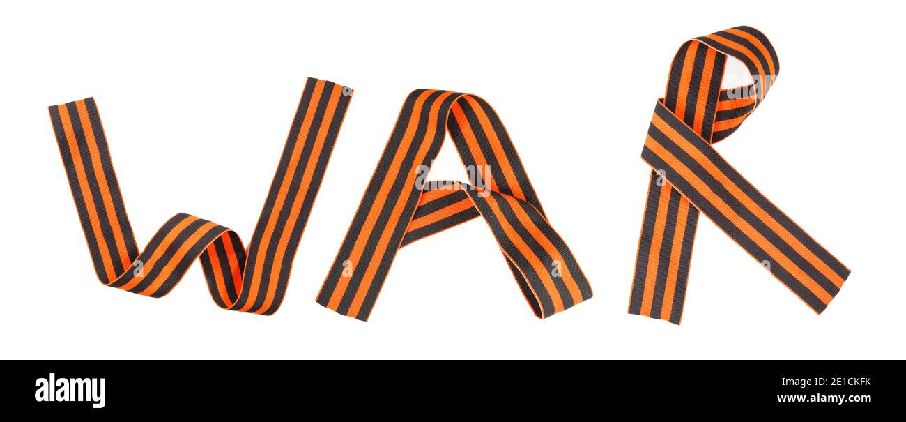 WAR - text on a white background Stock Photo - Alamy