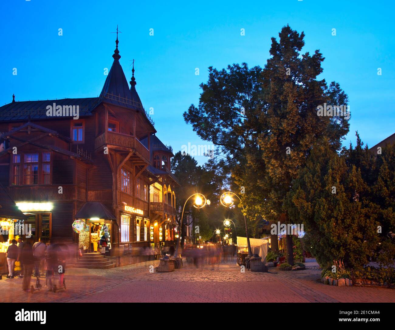 Krupowki street in Zakopane. Poland Stock Photo - Alamy
