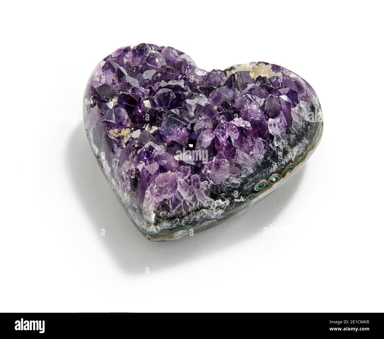 Dark purple stone heart designed by Anna Rabinowicz of RabLabs ...