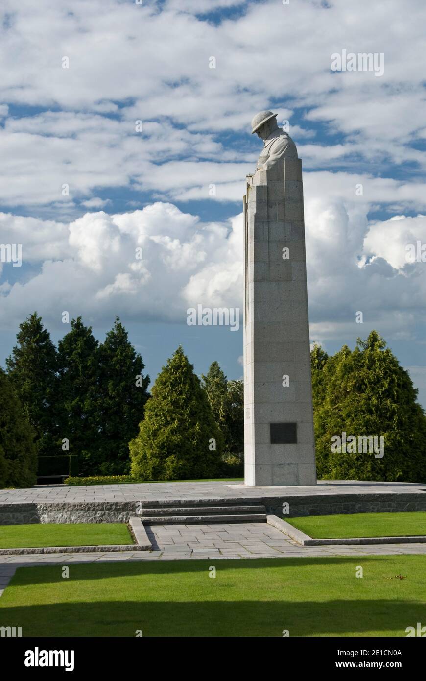"The Brooding Soldier" is a Canadian Memorial honoring its World War ...