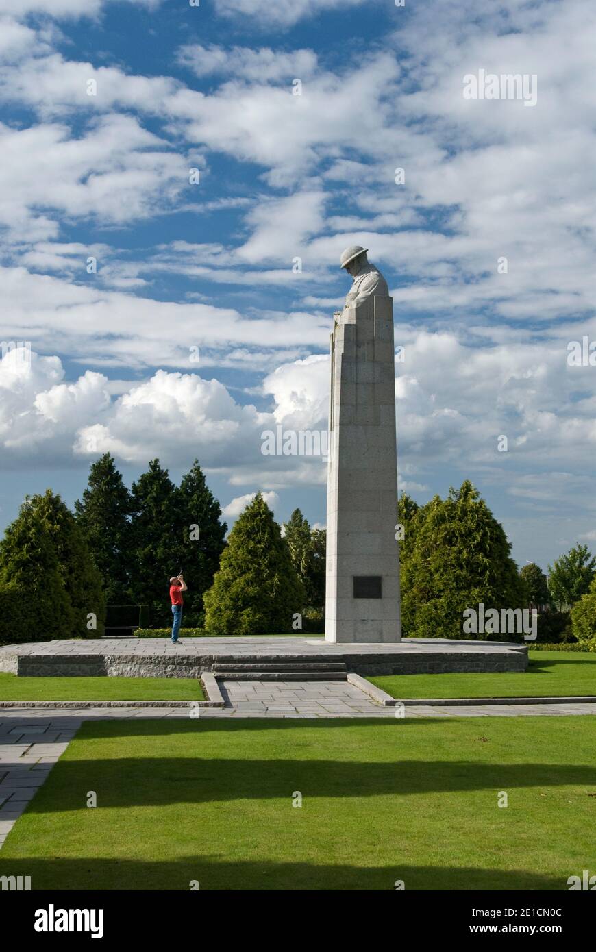 "The Brooding Soldier" is a Canadian Memorial honoring its World War ...