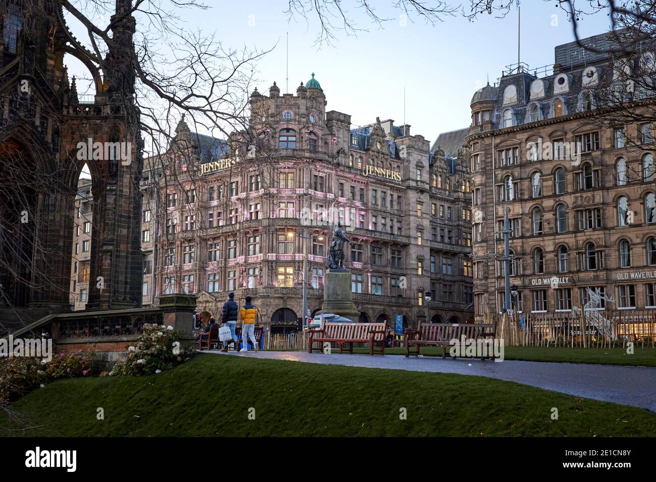 Jenners classic department Store, Edinburgh, Princess Street, Scotland ...