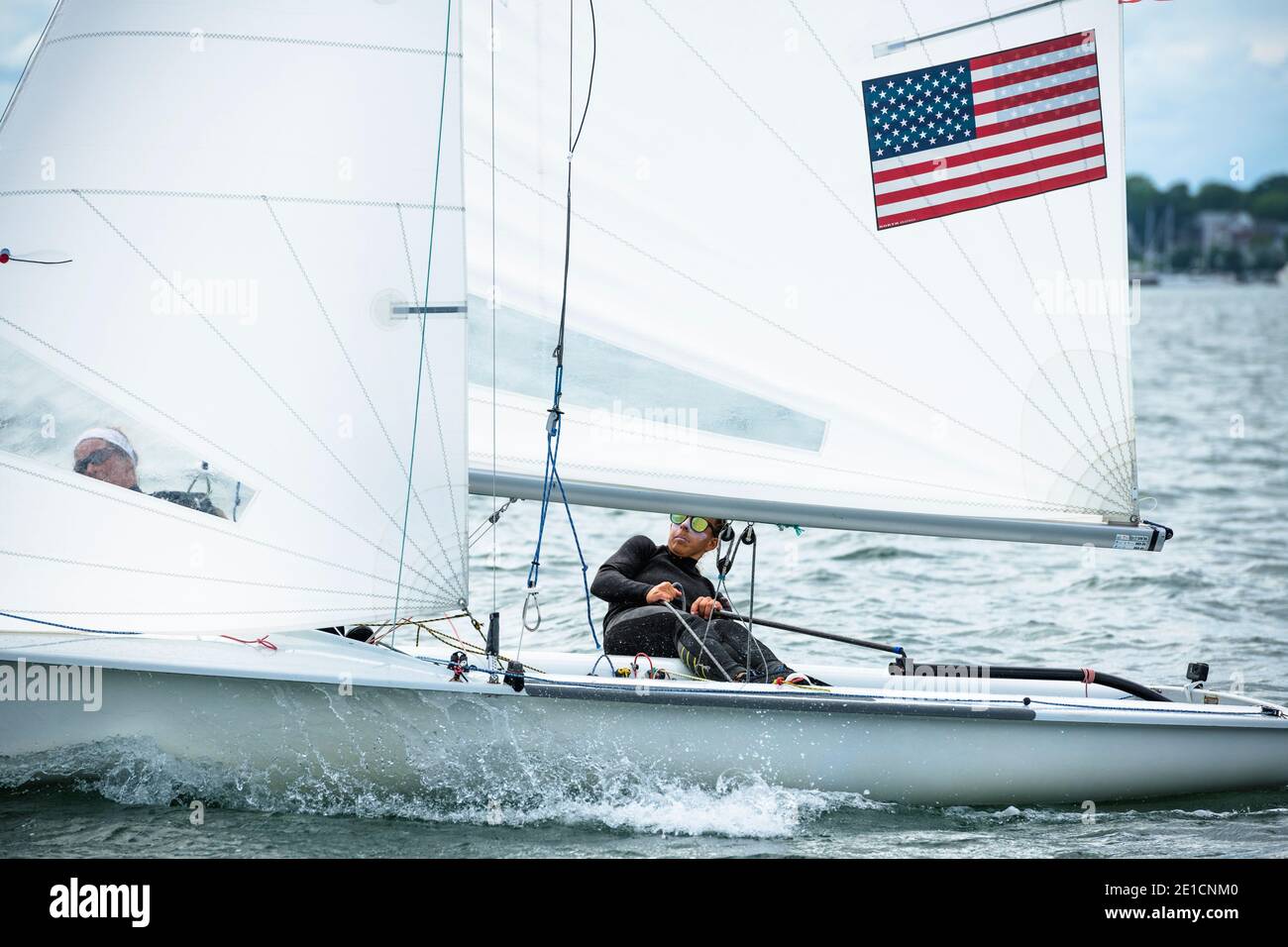 Womens sailing team Perfect Vision Sailing training together in Newport ...
