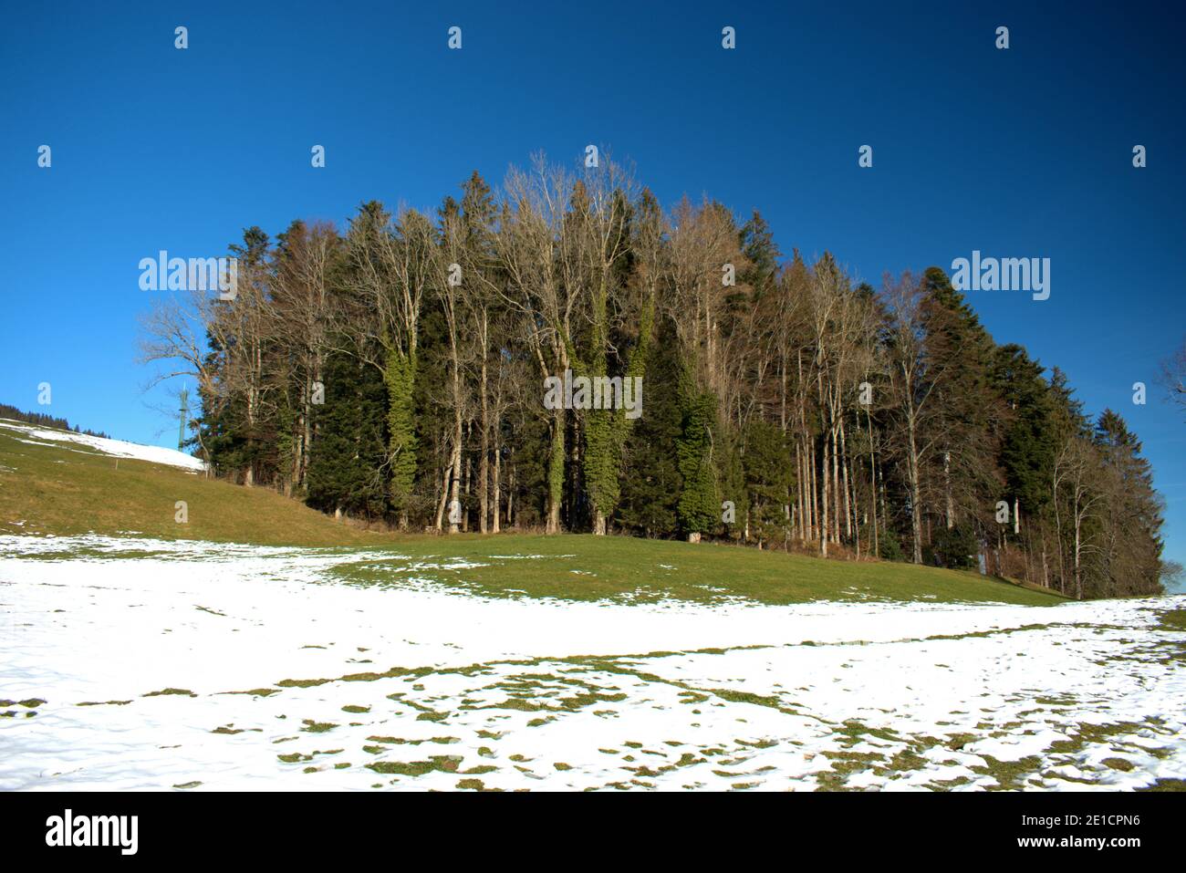 Natural scenery from Gais in Switzerland 18.12.2020 Stock Photo - Alamy