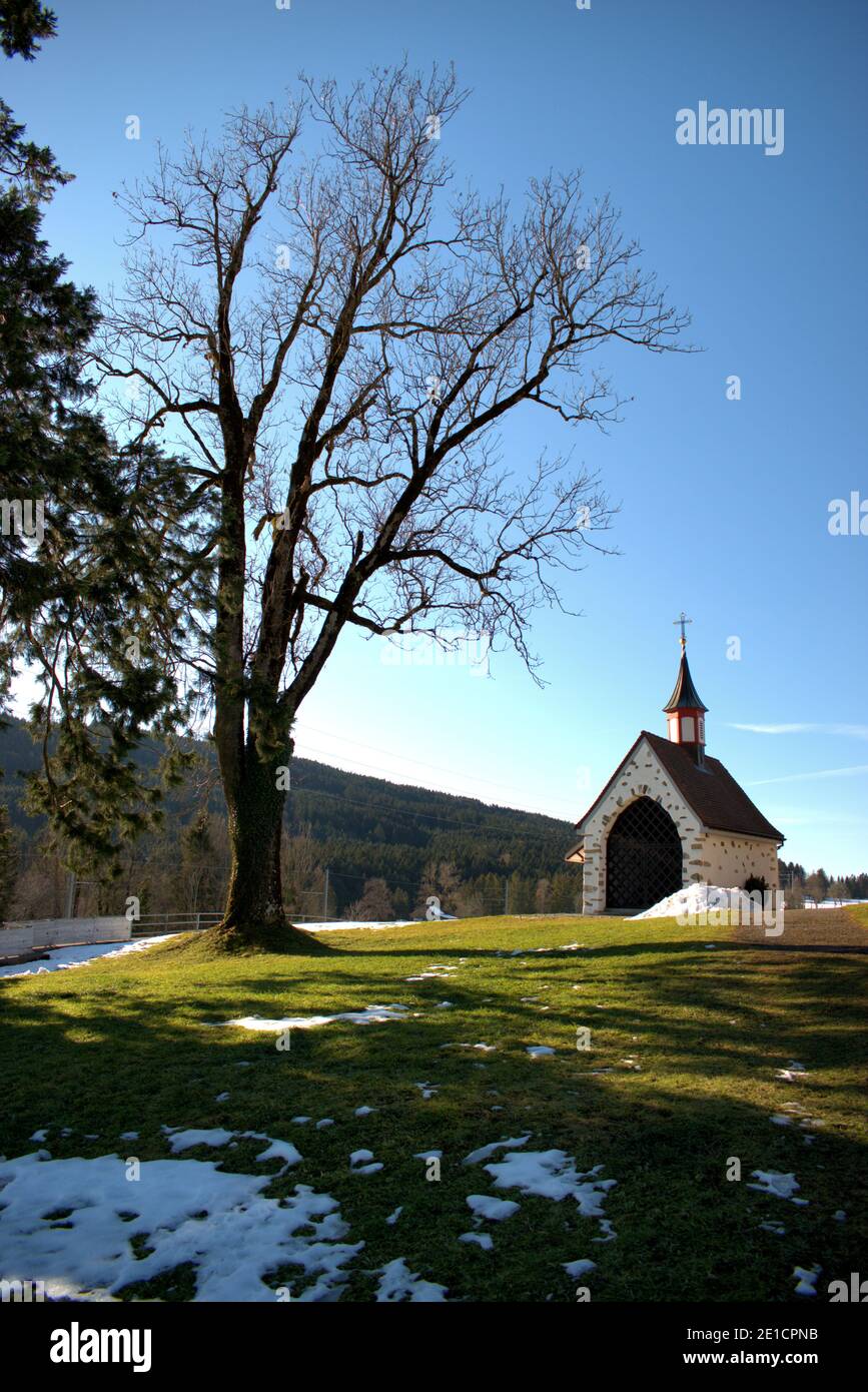 Pretty little chapel in Gais in Switzerland 18.12.2020 Stock Photo - Alamy