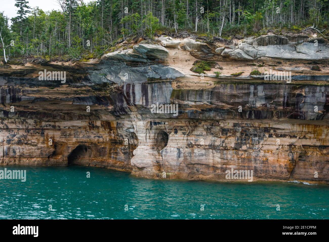 Sandstone cliffs, beaches, sand dunes, waterfalls, inland lakes, deep ...