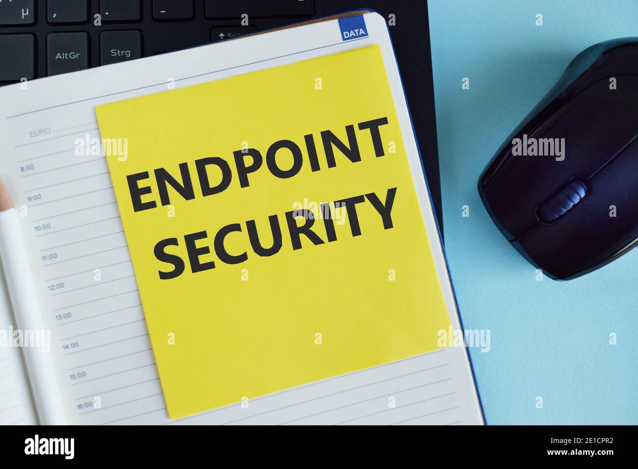 Handwriting Text Writing Endpoint Security Concept Meaning The