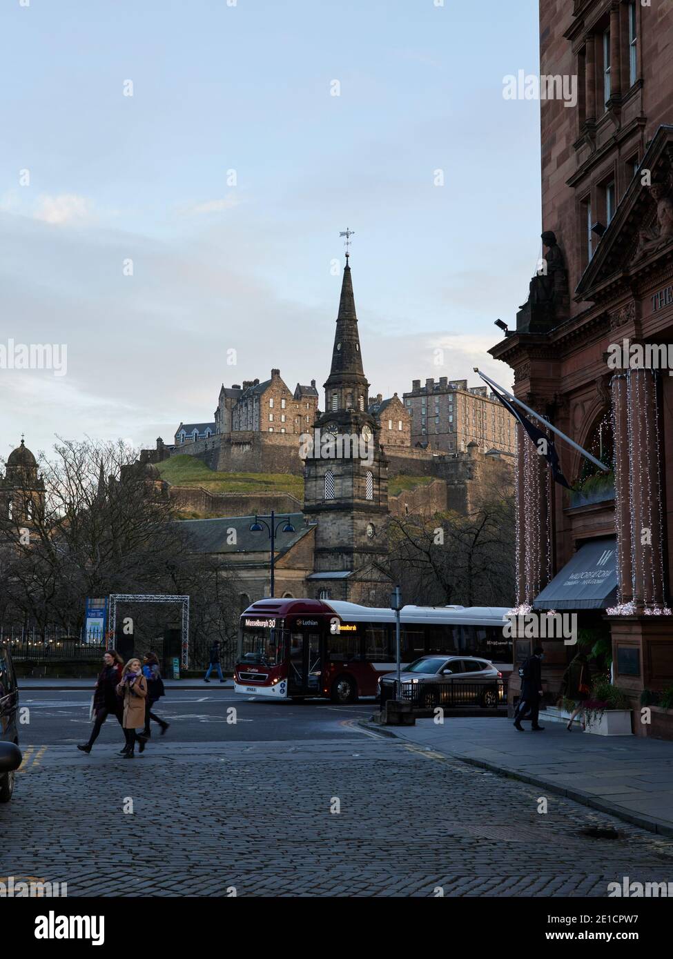 The Parish Church of St Cuthbert, Edinburgh Castle and Waldorf Astoria ...