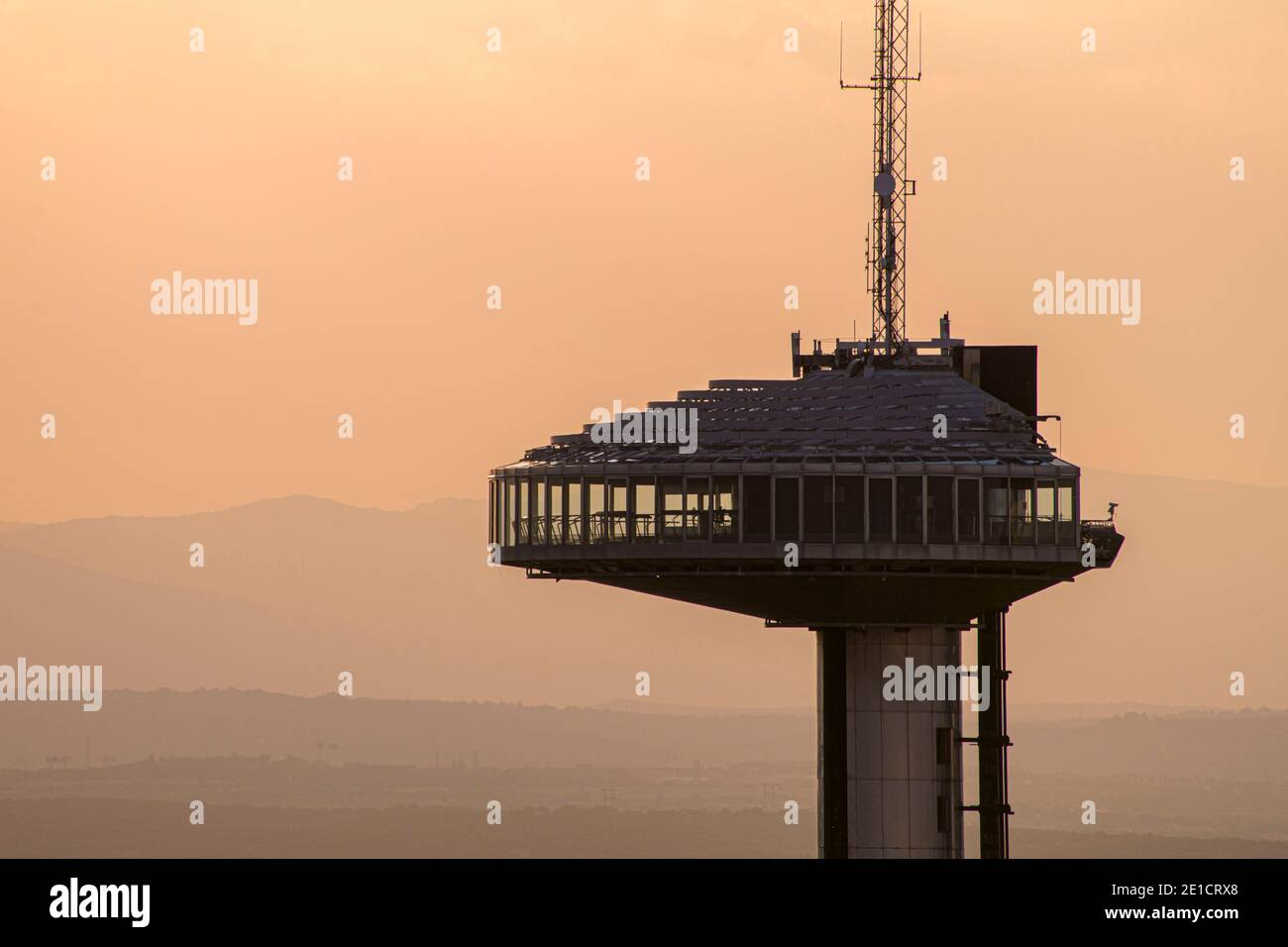 Faro de Moncloa, Madrid - Viewpoint tower Stock Photo - Alamy